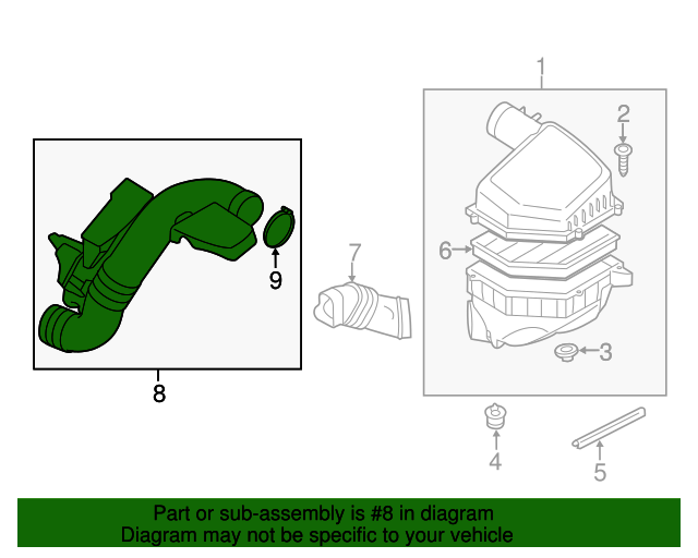 31338460 - Outlet Duct 2008-2016 Volvo | Volvo Cars Lancaster Parts
