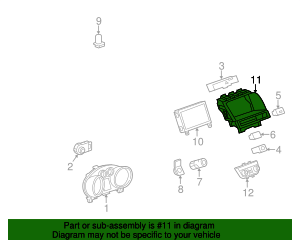22839439 GM Cocoa Instrument Panel Upper Trim Panel | GM Parts Store