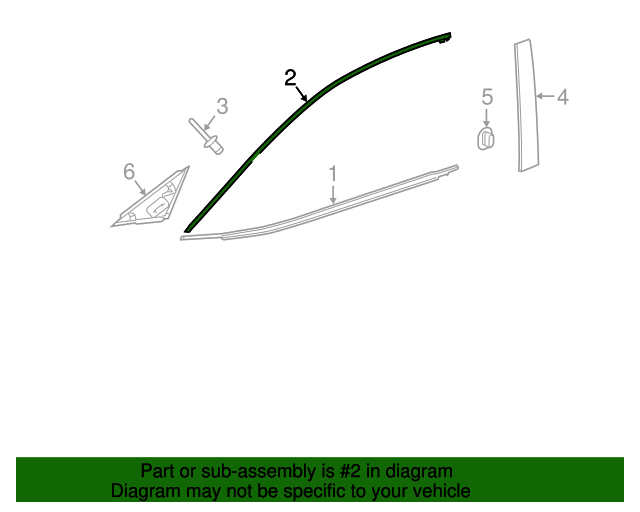75753-06140 - Upper Molding - 2018-2023 Toyota Camry | OEM Genuine ...