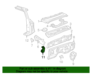 1998-2011 Ford Ranger Reinforcement Bracket F67Z-9A762-AA | Blue ...