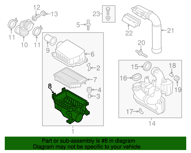 28112-3X000 - Lower Cover - 2011-2017 Hyundai | World OEM Parts Hyundai
