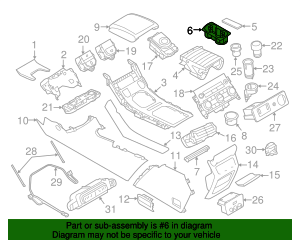 2012-2022 Land Rover Cup Holder LR025604 | OEM Parts Online