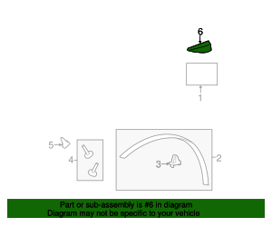 75602-50080-B1 - Fender Molding 2013-2017 Lexus | AutoNationParts.com