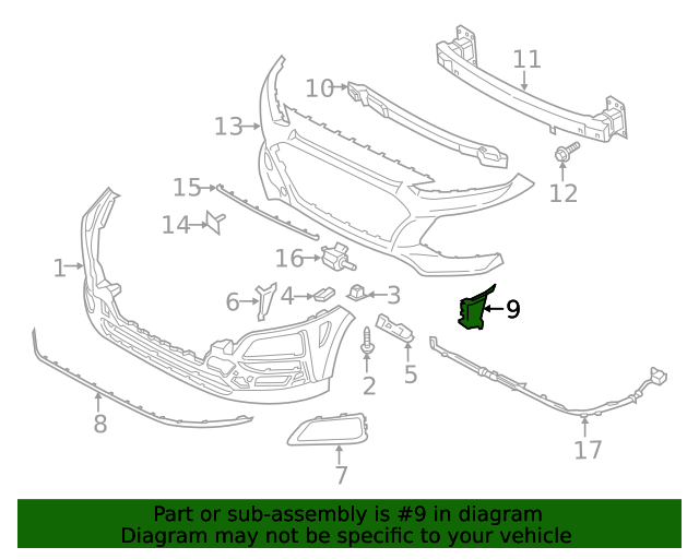Genuine Air Duct for 2018-2021 Hyundai Kona | Part# 86573-J9000 ...