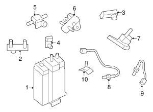 14930-JA10D - Vapor Canister Purge Solenoid 2007-2024 Nissan ...