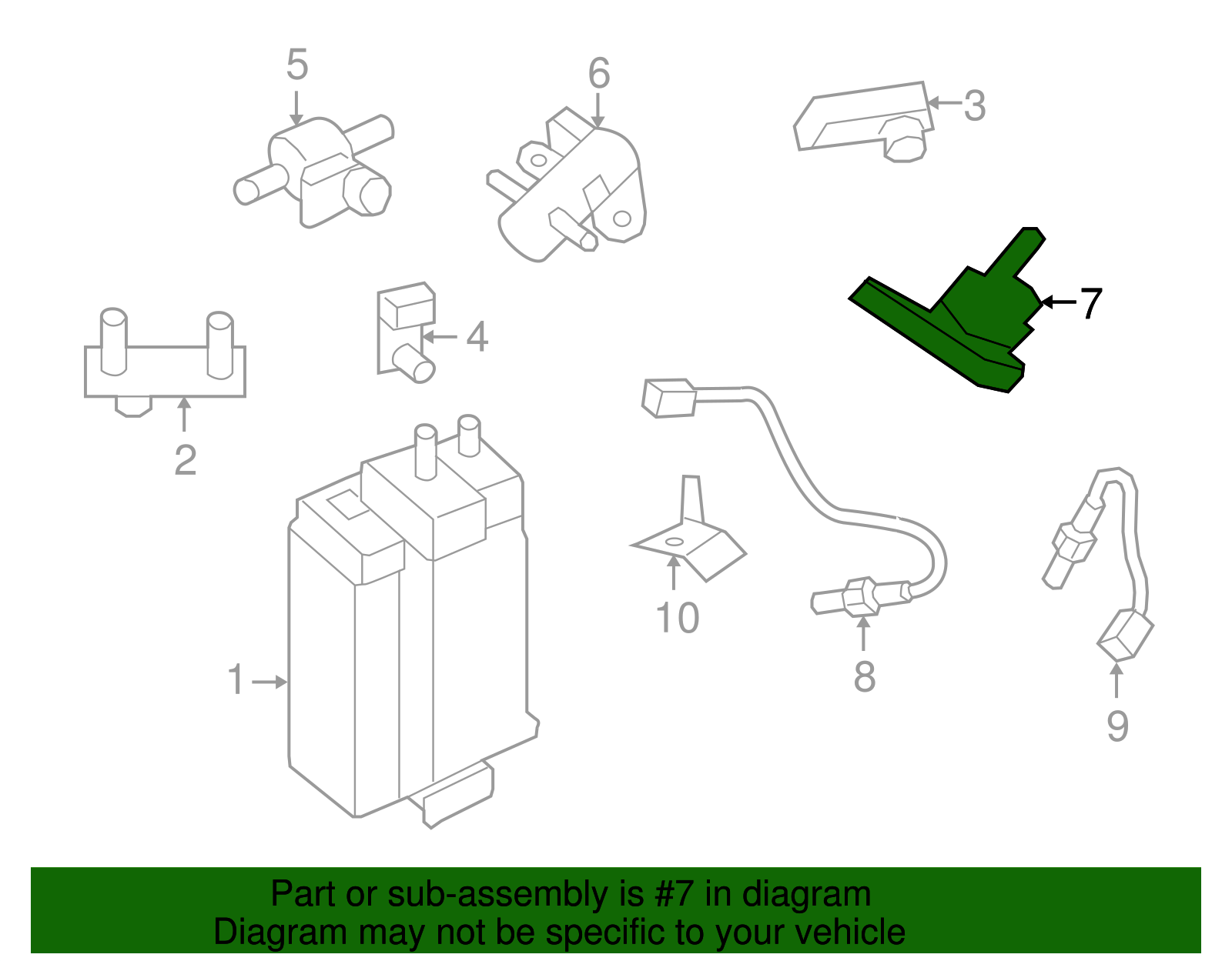2009-2024 Nissan GT-R Solenoid Valve 14956-JF00A | Nissan RVA