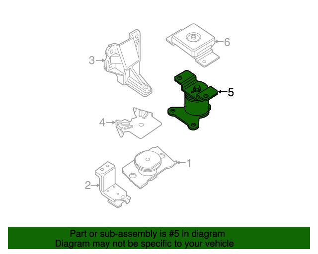 11320-9CA0C - Rear Mount 2005-2019 Nissan | Nissan Parts & Accessories ...