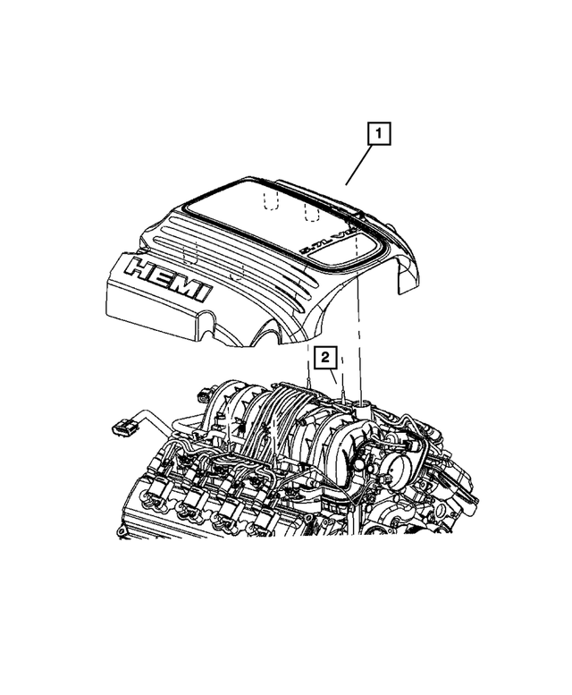 2009-2023 Mopar Engine Cover 4591895AI | Mopar eStore