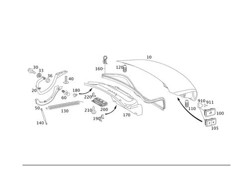 Trunk Lid for 2010 Mercedes-Benz S550 | Mercedes-Benz USA Parts