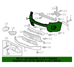 2015-2020 GMC Canyon Front Bumper Cover 23484645 GM | GMPartsDirect.com