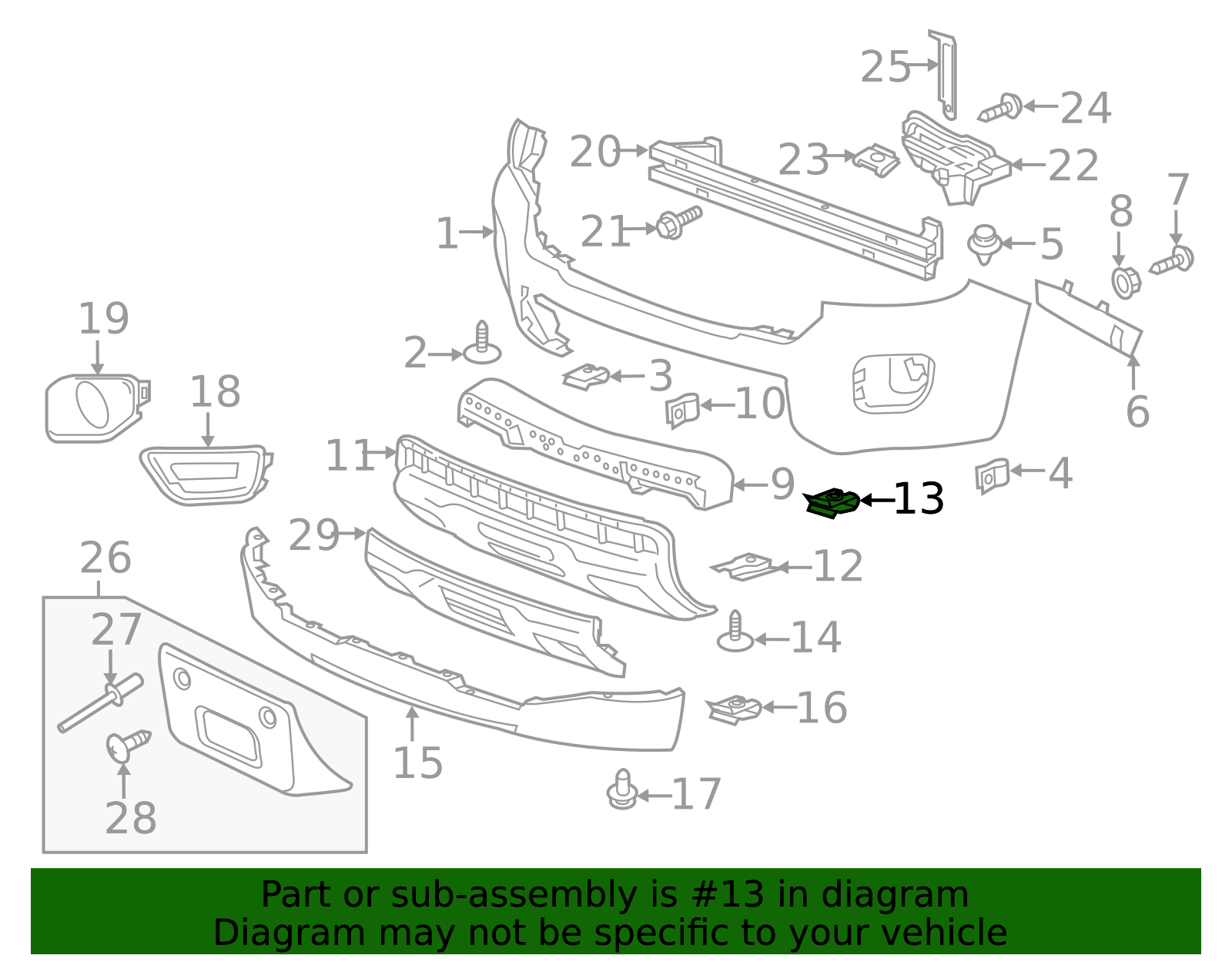 2012-2024 GM Multi-Purpose Nut 11611806 GM | GMPartsDirect.com