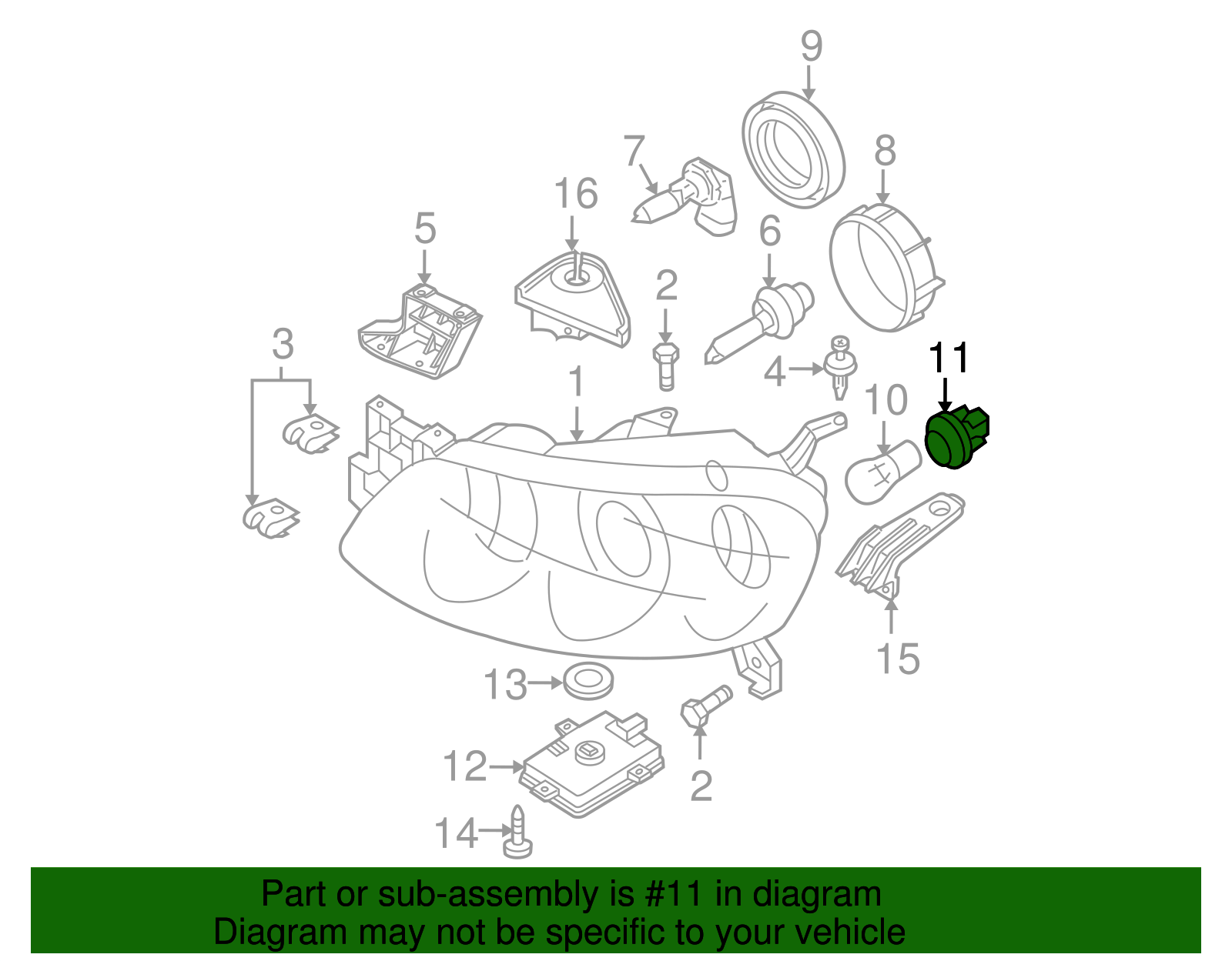 S09A-51-064 - Socket 2004-2009 Mazda 3 | Florida Mazda Parts
