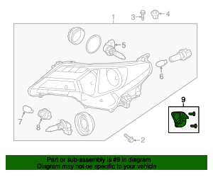 2013-2015 Toyota RAV4 Repair Bracket 81196-42010 | Toyota Parts Center