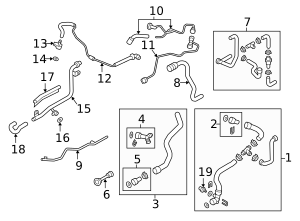 06L-121-081-AF - Engine Coolant Overflow Hose 2019-2024 Audi ...