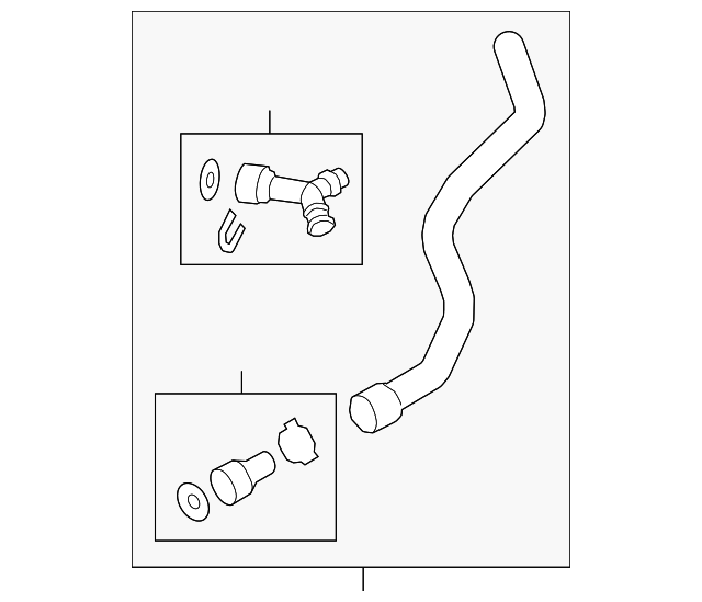 2017-2024 Audi Upper Hose 8W0-122-101-BH | Audi USA Parts