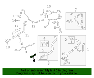 8W0-122-293-DL - Engine Coolant Pipe 2017-2024 Audi | AutoNationParts.com