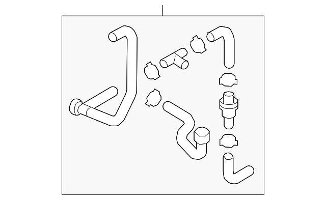 8W0-122-449-CR - Hose Assembly 2017-2024 Audi | Audi OEM Parts