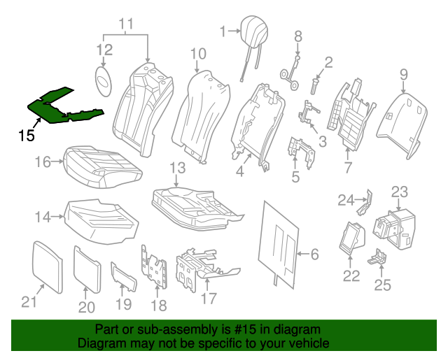 222-906-63-00 - Seat Cushion Heater 2014-2020 Mercedes-Benz | Mercedes ...