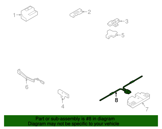 4M8-962-239 - Lock Sensor 2019-2024 Audi | Audi OEM Parts