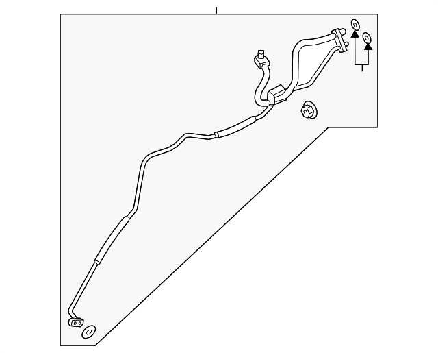 HC3Z-19A834-A - Liquid Line 2017-2020 Ford | Ford OEM Parts Direct