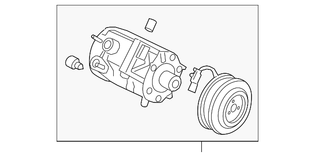 2017-2019 Ford | Compressor Assembly | HC3Z-19703-A | Walls' Ford Parts