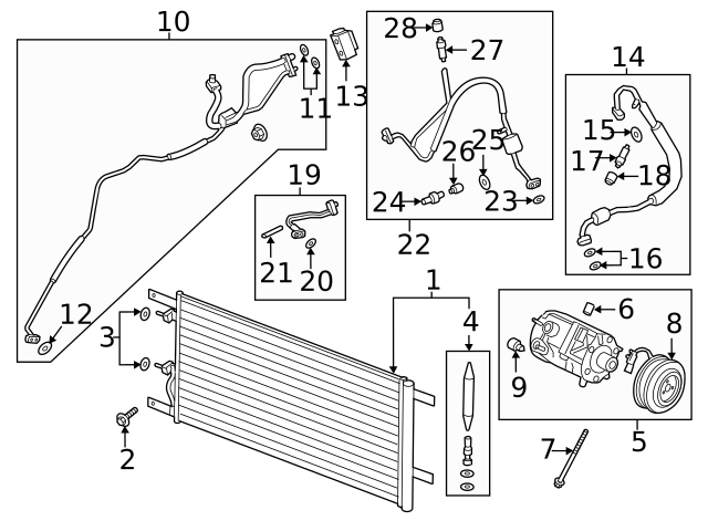 HC3Z-19972-AE - Hose & Tube Assembly Ford 2017-2020 Ford | Parts for ...