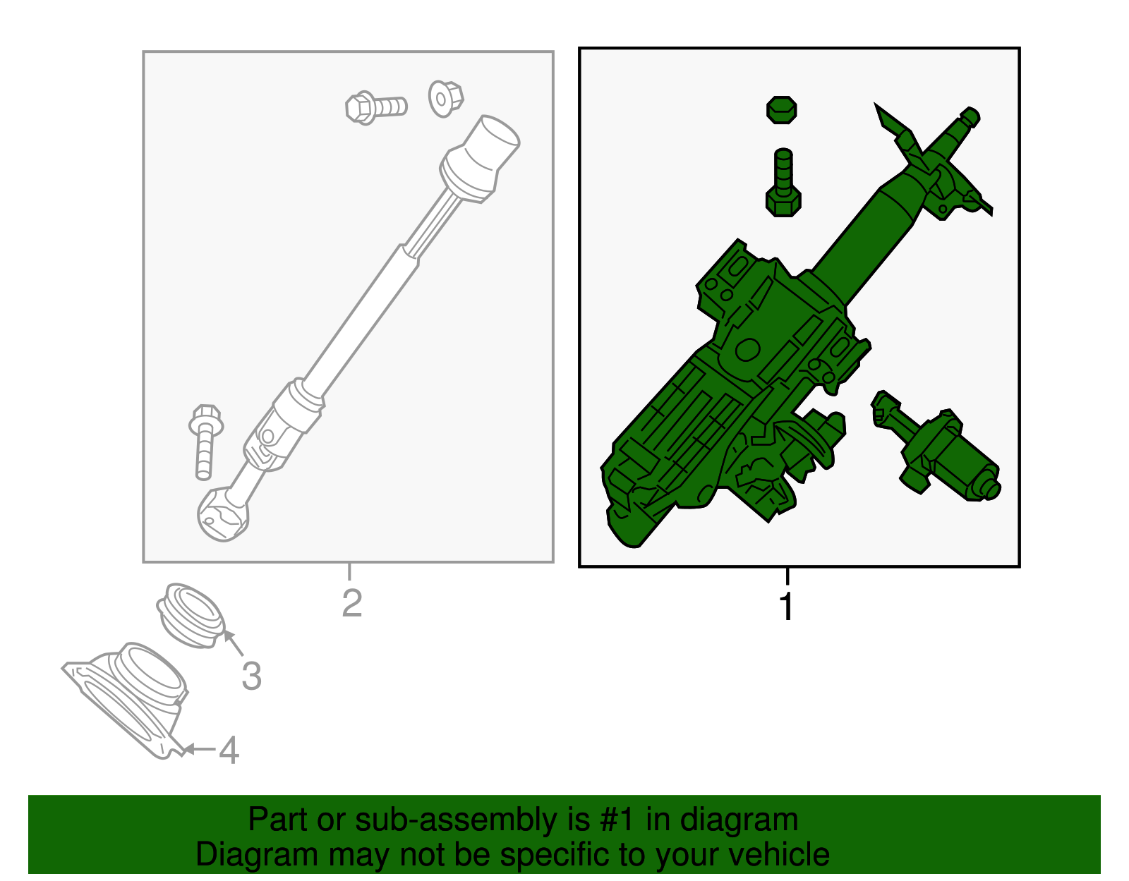 2019-2024 Nissan Murano Column Assembly 48810-3KA2A | Kline Nissan