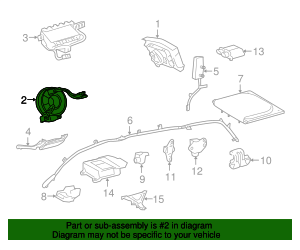 84307-0E080 - Clock Spring - 2015-2017 Toyota Sienna | OEM Genuine ...