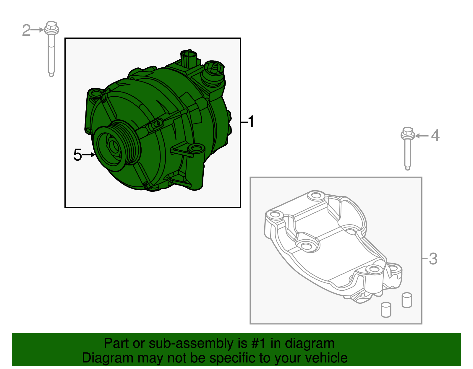 Ford Dealership 2010-2016 Ford Alternator CC3Z-10346-A | Ford Parts Catalog