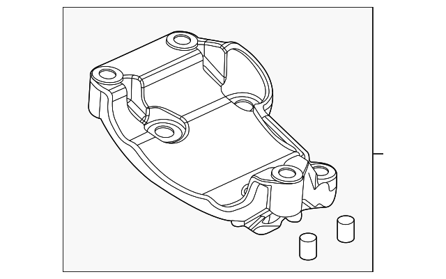 Genuine OEM Ford Part - Bracket AL3Z-10A313-E | Genuine OEM Ford Parts ...