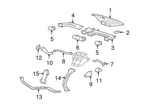 2004-2007 Ford Duct Heater 3F2Z-18C297-AA | TascaParts.com