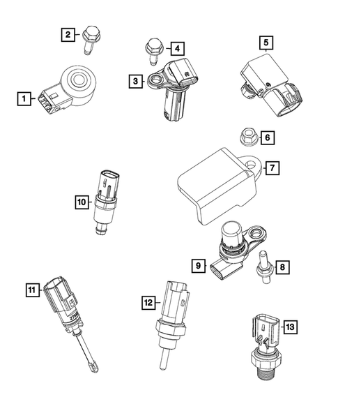 Sensors for 2021 Jeep Compass | Mopar Auto Parts Direct