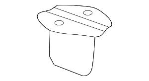 2021-2023 Jeep Hood Latch Striker Plate 68375657AA | TascaParts.com