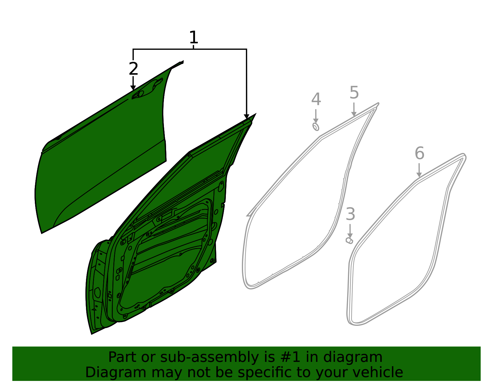 76004-K0001 - Door Shell 2020-2025 Kia Soul | Kia Cheap Parts