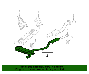 68142884AD - Muffler & Pipe - 2012-2017 Jeep | Mopar Parts Canada