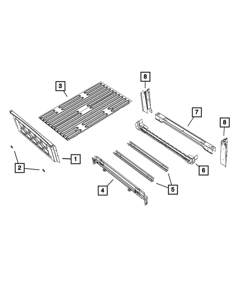 Pick-up Box and Fuel Filler Door for 2019 Ram 1500 Classic | Mopar ...