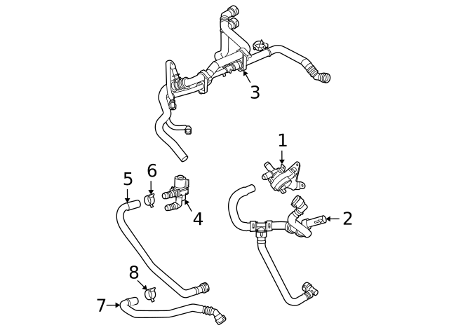 Hose ML3Z-8A577-H | OEM Parts Online