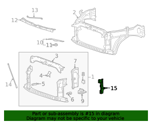 2019-2020 Chevrolet Headlamp Bracket - Passenger Side (RH) 84454857 ...