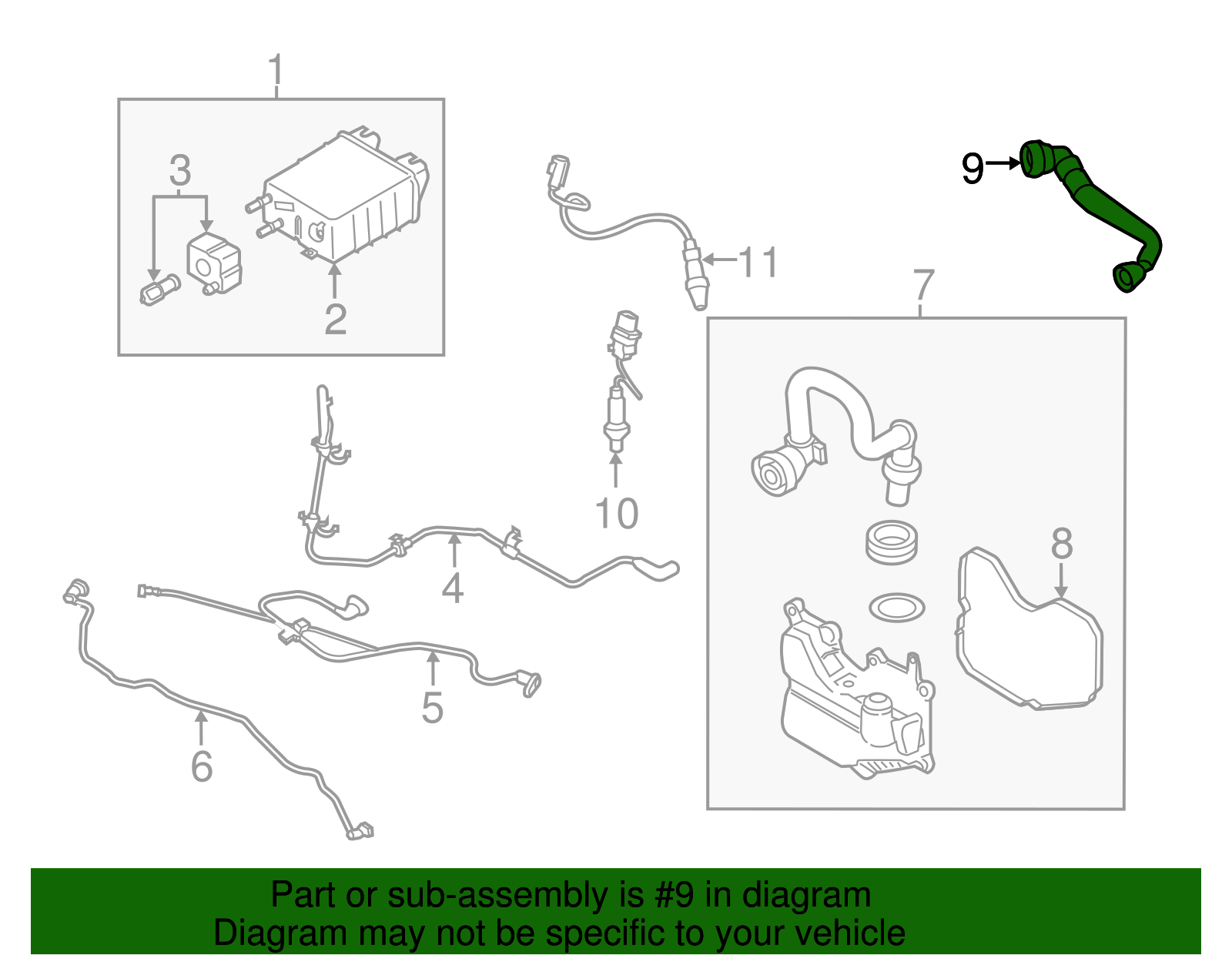 GJ5Z-6758-C - Air Tube 2017-2019 Ford | AutoNation Parts