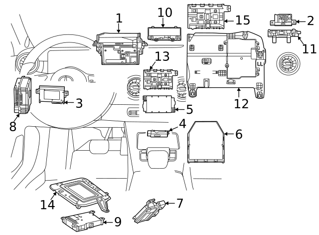 177-900-26-10 - Control Module 2019-2023 Mercedes-Benz ...