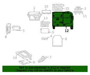 247-540-24-06 - Control Module Bracket 2019-2023 Mercedes-Benz ...