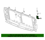 84496852 - Front Bumper Shutter Bracket 2019-2023 GM | GMPartsNow