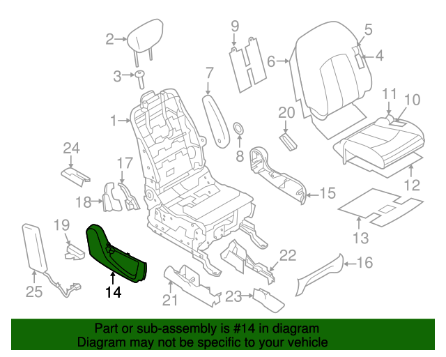 87314-1JB2D - Outer Cover 2011-2012 Nissan Quest | Nissan Parts ...