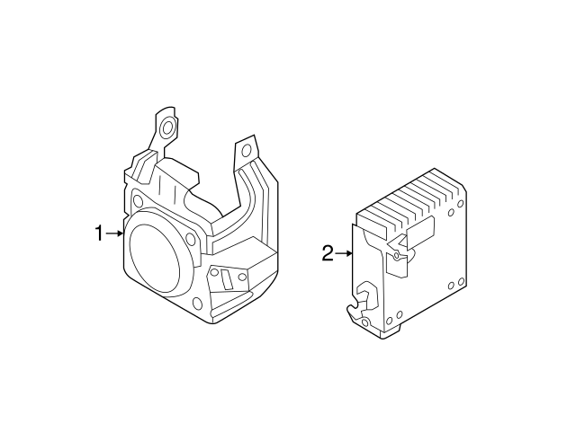 2011-2015 Hyundai Sonata Hybrid / Electric Vehicle Sound Alert Speaker ...