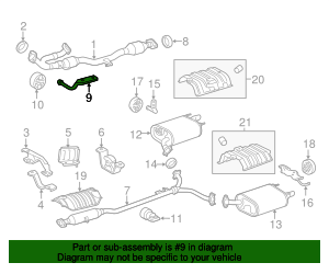 2012-2018 Toyota Intermediate Pipe Support Bracket 17573-0V010 | Toyota ...