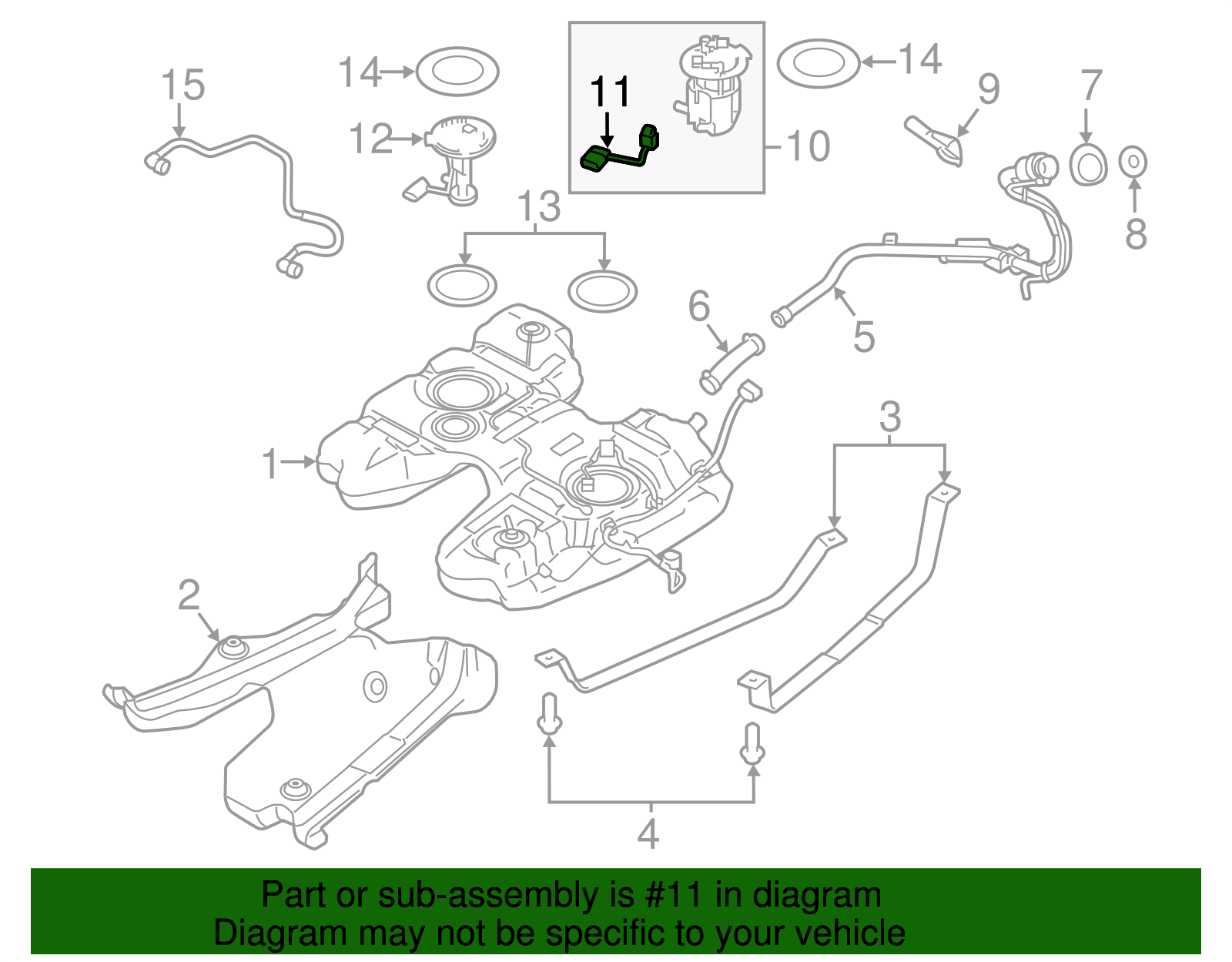 BT4Z-9A299-A - Sending Unit 2011-2015 Ford | Big 3 Auto Parts