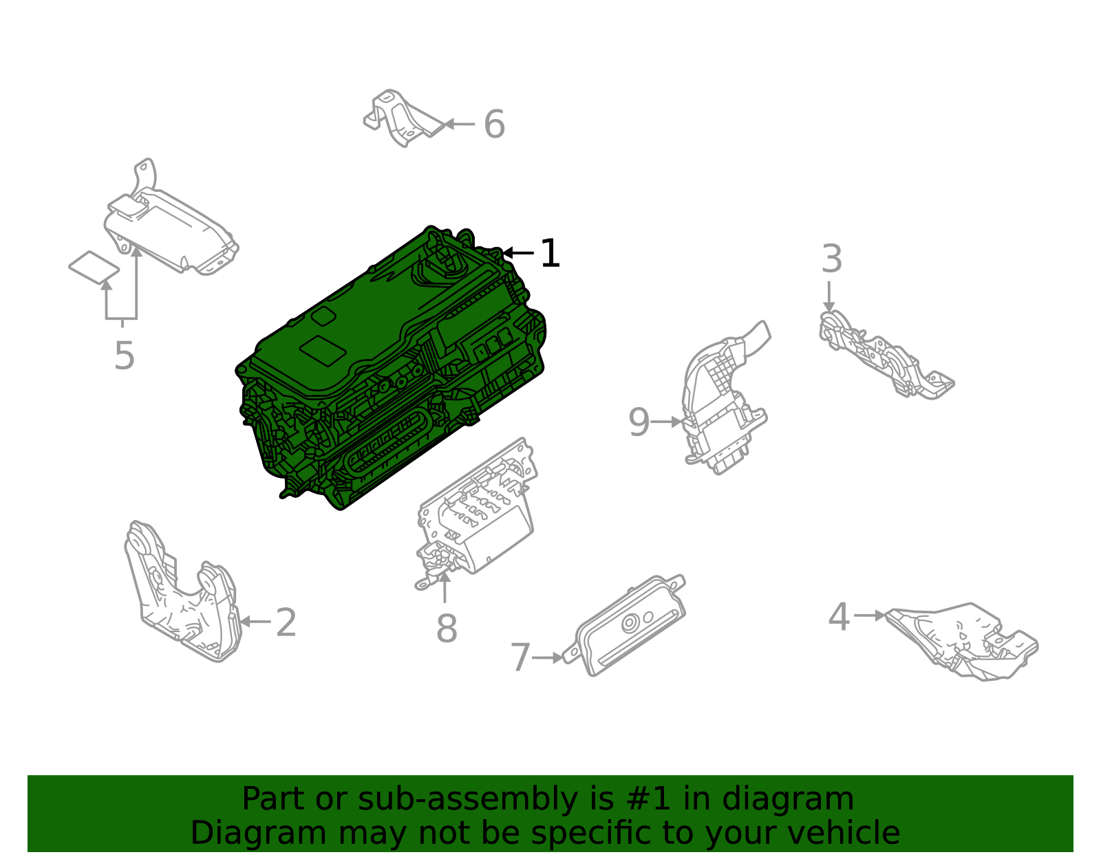 2020-2023 Toyota Highlander Inverter Assembly G92A0-48221 | OEM Parts ...