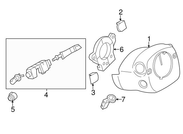 2013-2019 Infiniti Angle Sensor 47945-3TA1A | INFINITI Parts ...