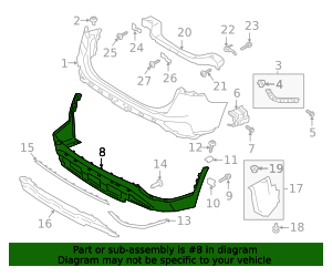 2021-2023 Hyundai Santa Fe Bumper Cover 86612-S2500 | OEM Parts Online