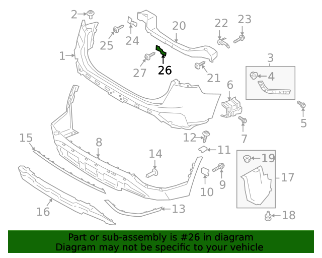 2021-2022 Hyundai Santa Fe Lower Bracket 86637-S2500 | QuirkParts